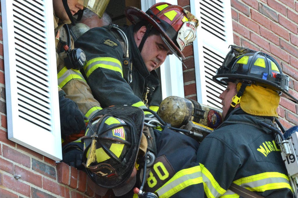 Swampscott Firefighters Learn How to Best Rescue Each Other ...