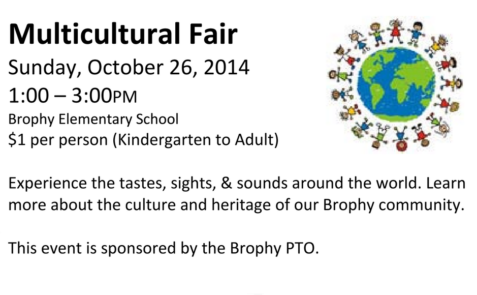 Brophy Elementary's Annual Multi-Cultural Fair Sunday | Framingham, MA ...