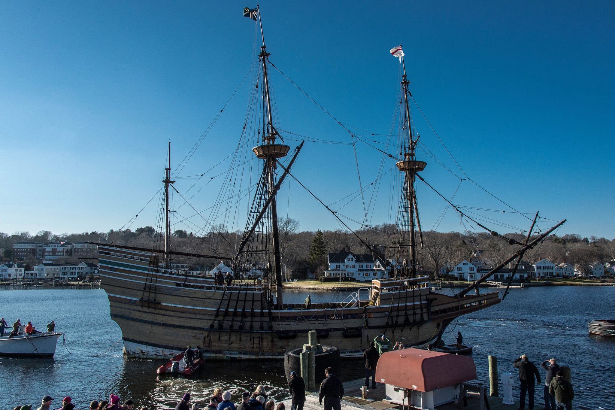 Mayflower II Arrives in Mystic | Stonington, CT Patch