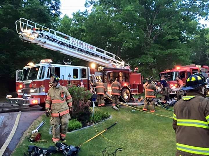 Center Groton Firefighters Assist in Battling Gales Ferry Fire | Groton ...