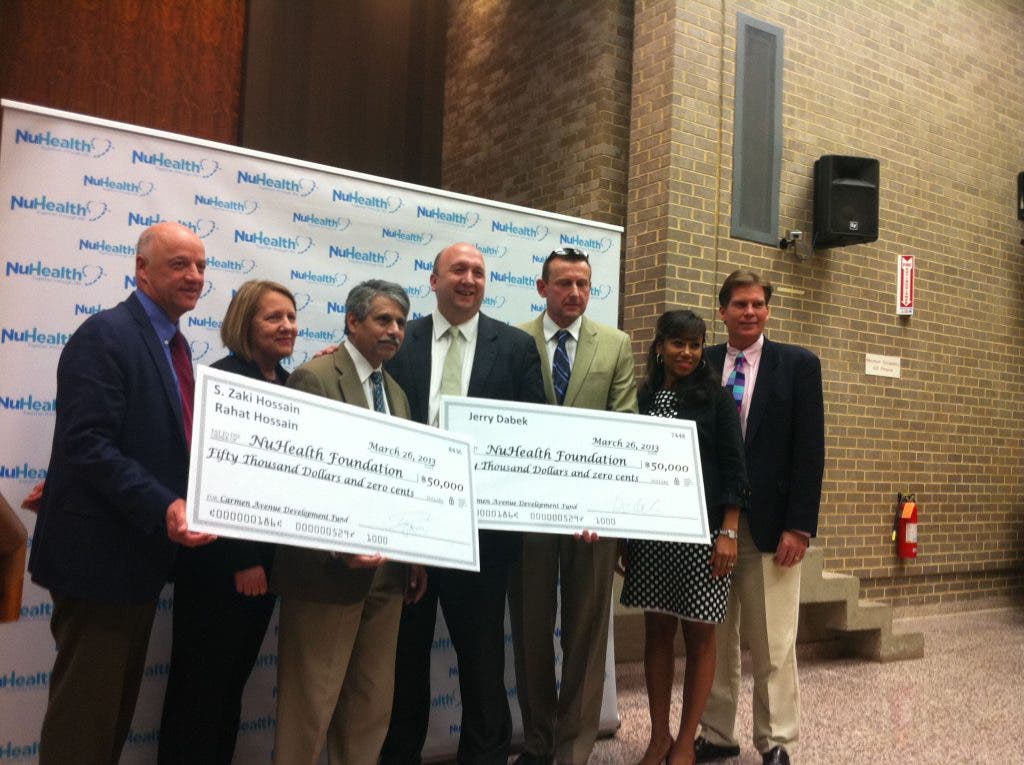 NuHealth Receives $100,000 Donation to Transform NUMC Entrance | East ...