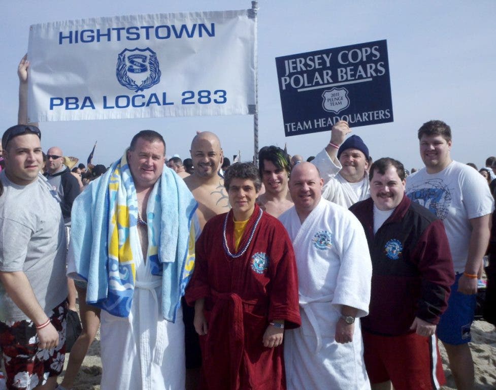 Hightstown Police Participate in Polar Bear Plunge for Special Olympics ...