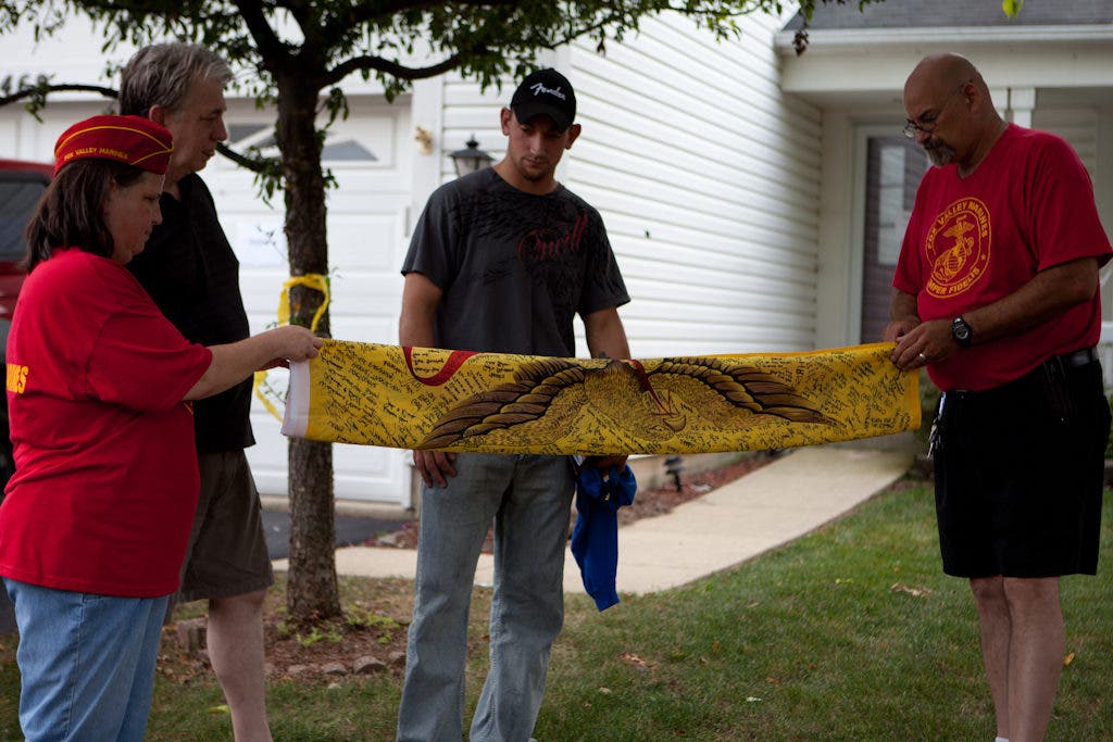 Photo Gallery: Welcome Home USMC Cpl. Anthony Larcher-Gore | Naperville ...