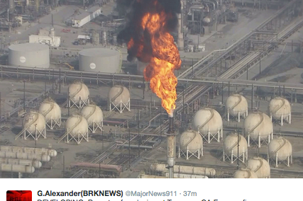 ExxonMobil Refinery Explosion Injures Two, Rains Ash Upon Neighborhood ...