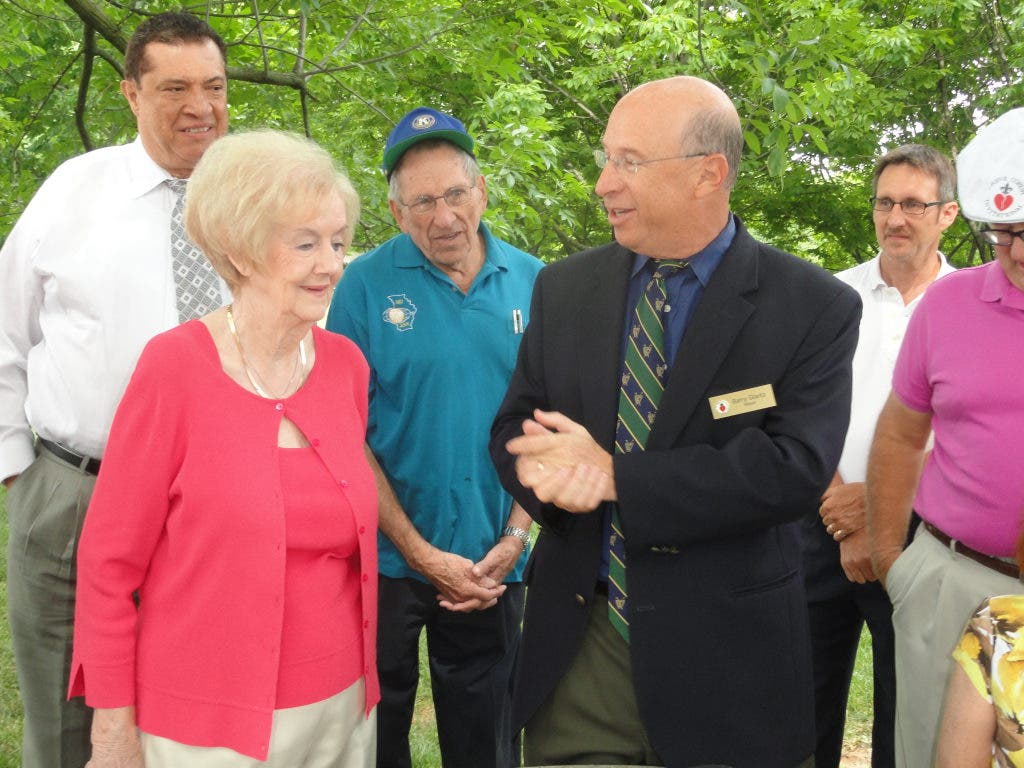 Park Bench Dedicated at City Park Honoring LaVerne Collins | Creve ...