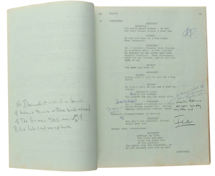 Paul Newman's 'The Sting' Script on Auction Block | Amherst, NH Patch