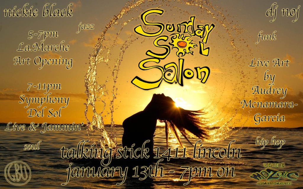 Sunday Sol Salon presented by Venice MoZaic | Venice, CA Patch