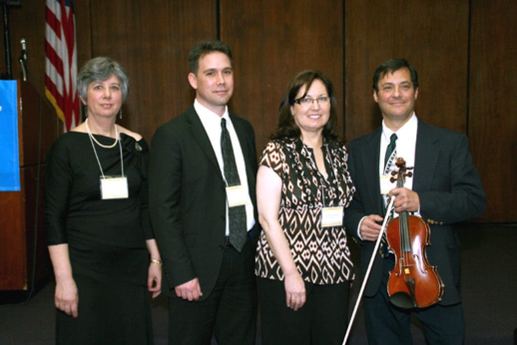 David Tobey Performed on Violin at Library Foundation Gala | White ...