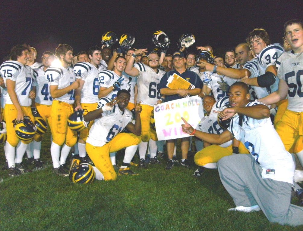 GBS Football Coach Mike Noll Earns 200th Career Win | Glenview, IL Patch