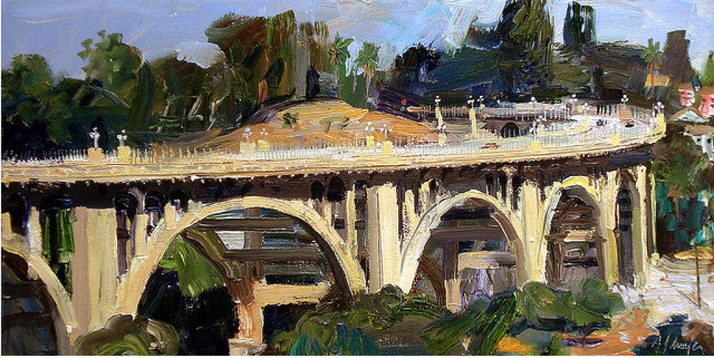 Eagle Rock Artist Who Paints Burning Banks | Eagle Rock, CA Patch