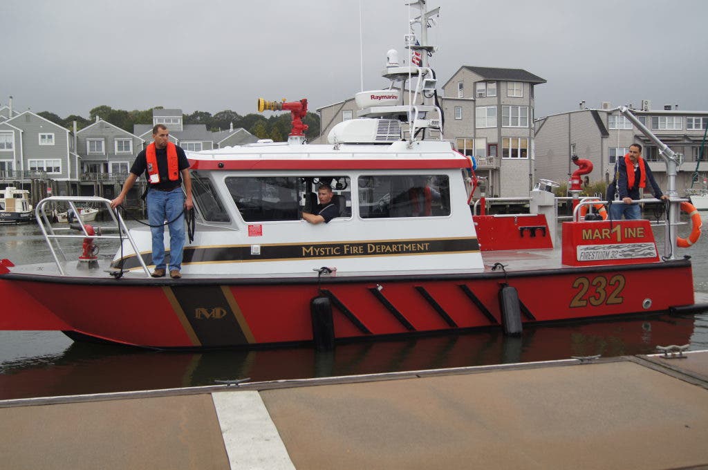 Photos: Mystic Fire Department Christens the Joseph B. Herman II ...