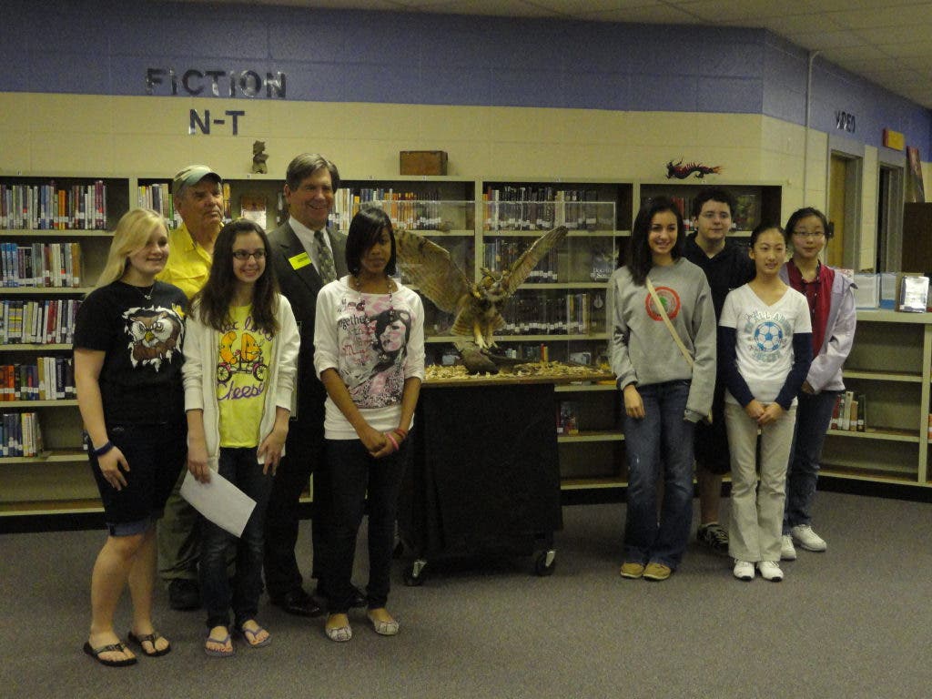 McCleskey Middle School Presents Owl to KSU | Kennesaw, GA Patch