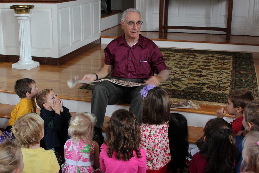 George Bashian Visits With Community Church Nursery School | Mineola ...