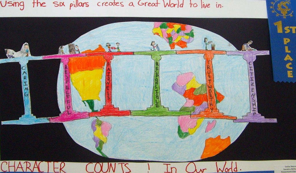 PHOTOS: "CHARACTER COUNTS! In Our World" Poster Contest Winners ...