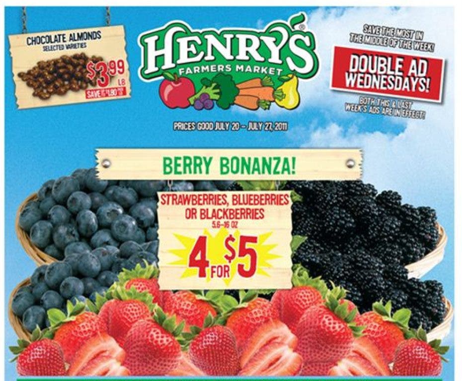 Daily Deal: Berry Bonanza at Henry's Farmers Market | Arcadia, CA Patch