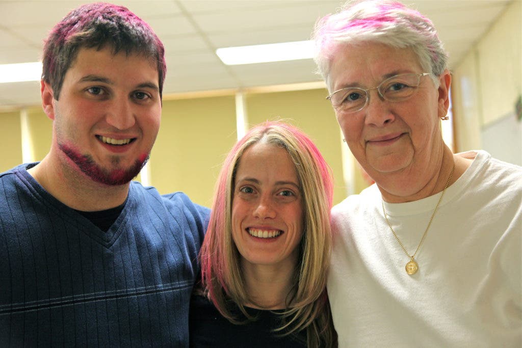 Viewfinder: Cutler Middle School Teachers With Pink Hair | Groton, CT Patch