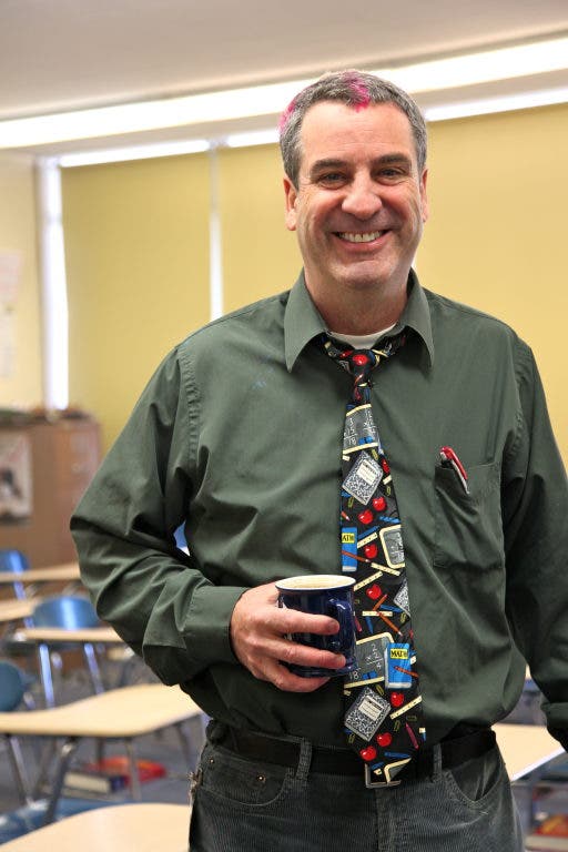 Viewfinder: Cutler Middle School Teachers With Pink Hair | Groton, CT Patch