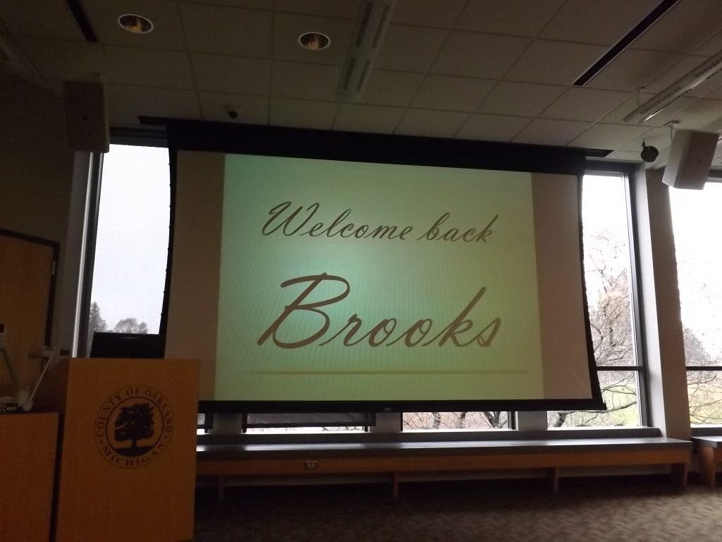A Tearful L. Brooks Patterson Returns to Work | Royal Oak, MI Patch