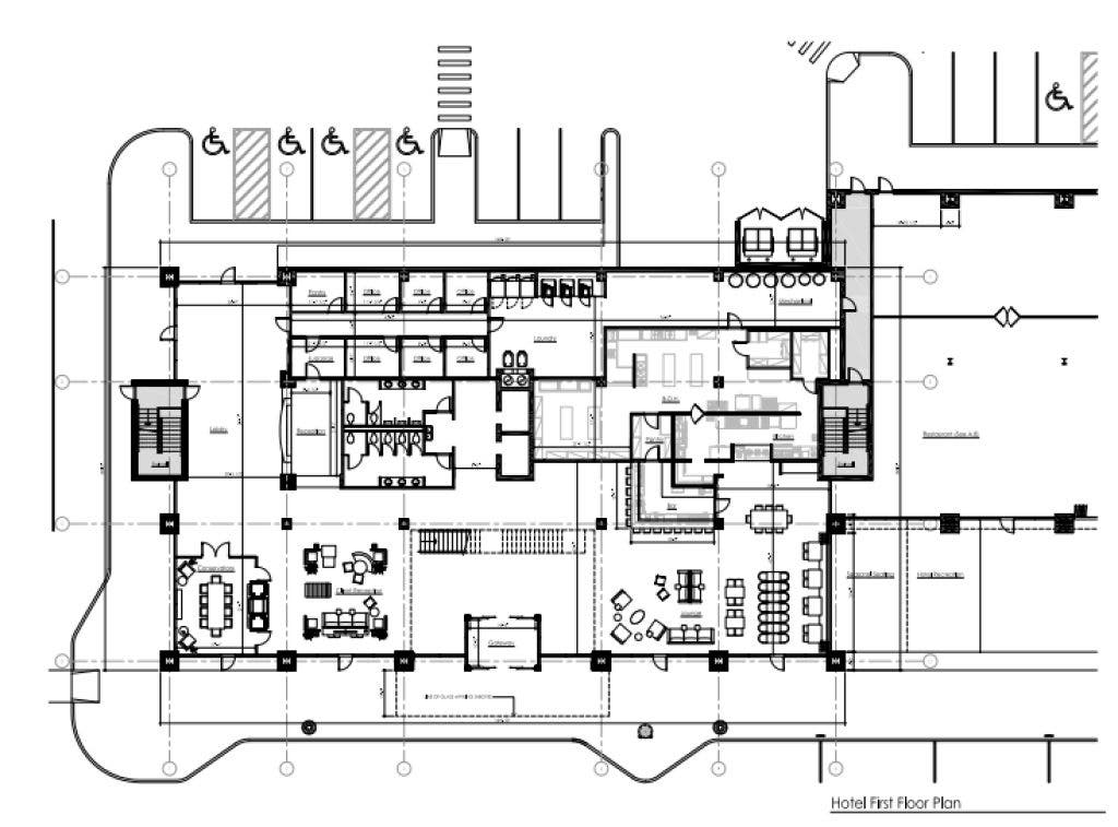 View Hotel Development Floor Plans and Elevations on Royal Oak's ...