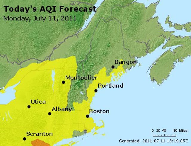 Air Pollution Alert for Ozone in Connecticut | Cheshire, CT Patch