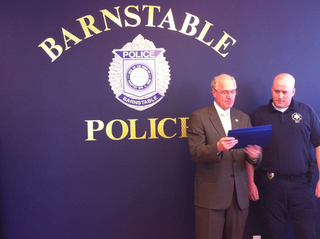 Keating Recognizes Barnstable Police Detective, Law Enforcement for ...