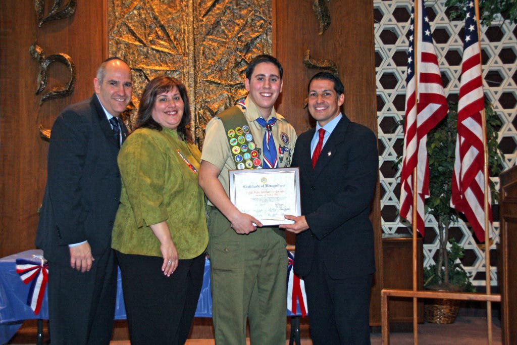 Eagle Scout Michael Fingerman Honored by Town | Bellmore, NY Patch
