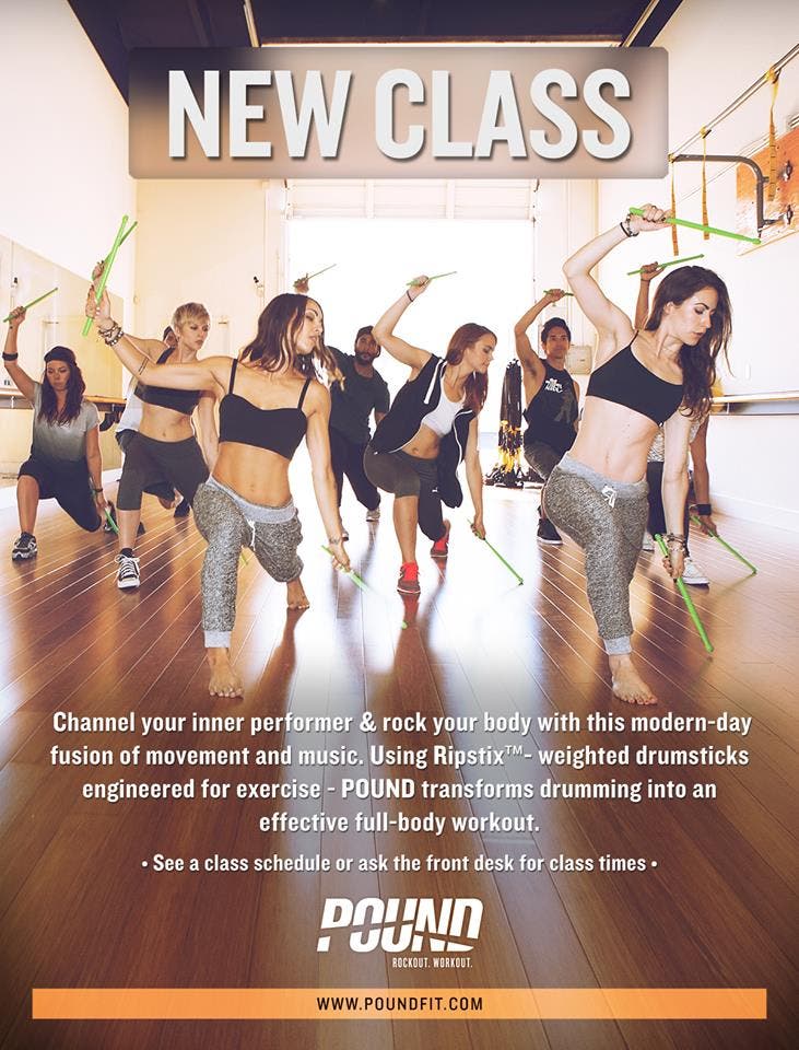 The POUND Rockout Workout is coming to Congers | New City, NY Patch