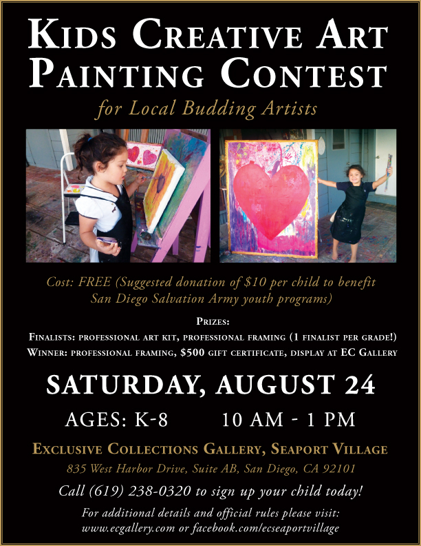Kids Creative Art Painting Contest for local budding artists | La Jolla ...
