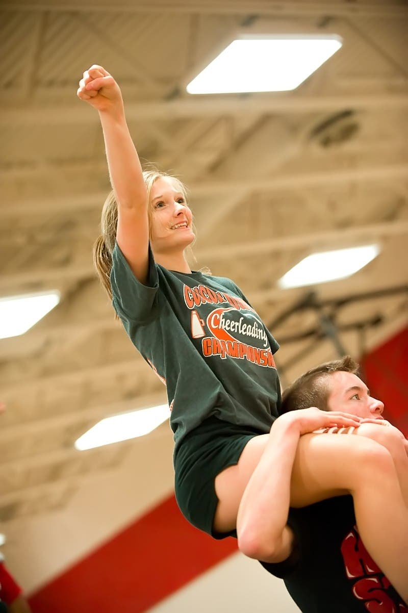 Hornet Cheer Preps for States | Herndon, VA Patch