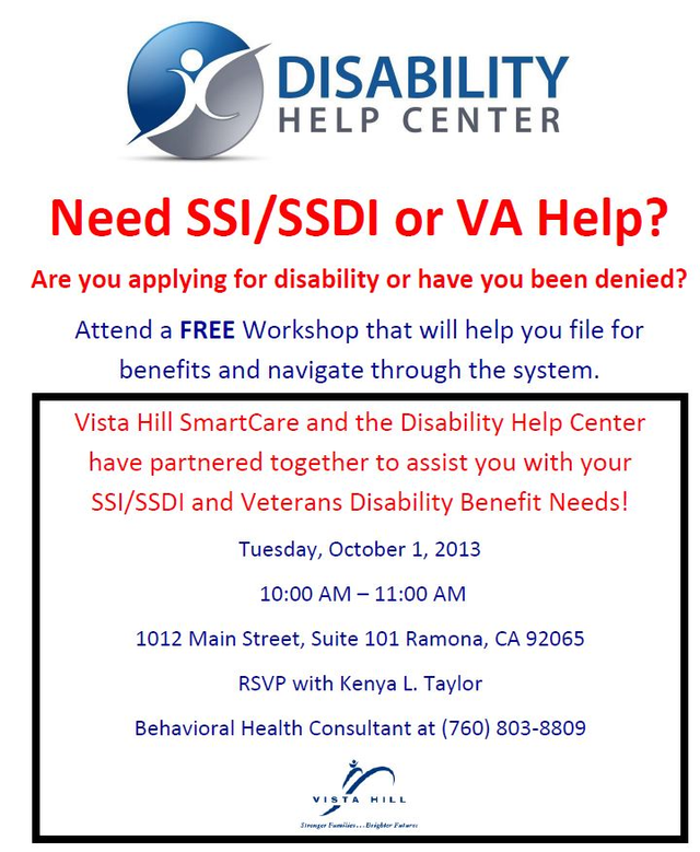 Disability Help Center | Ramona, CA Patch