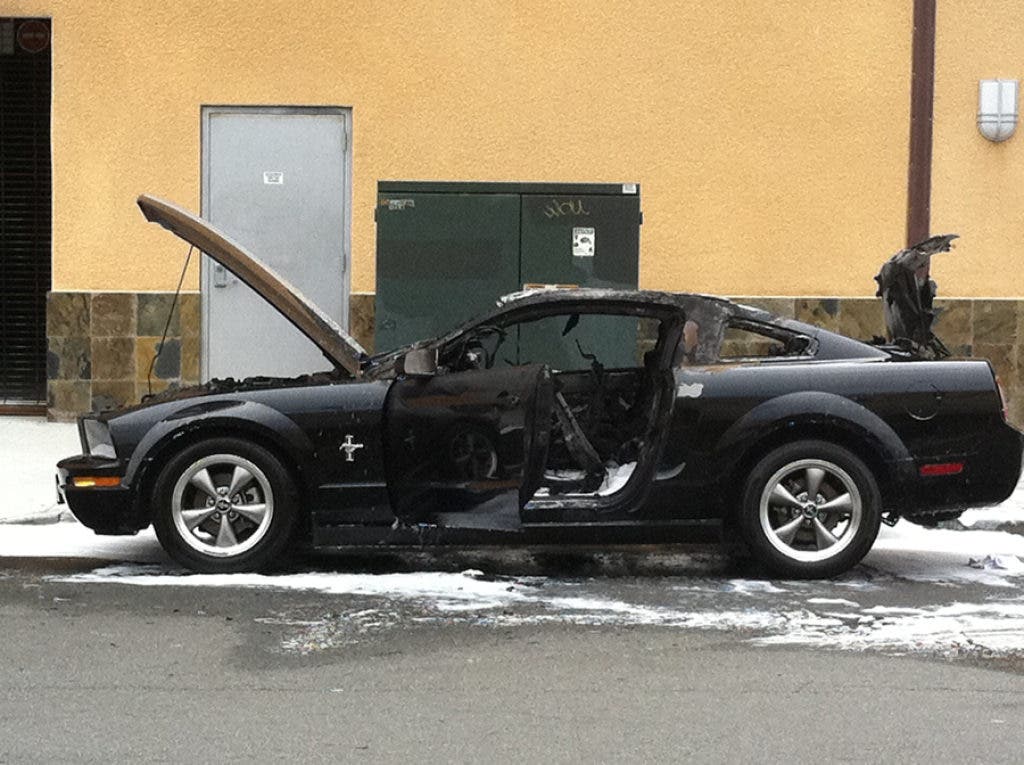Photos: Ford Mustang Catches on Fire | Oceanside, CA Patch