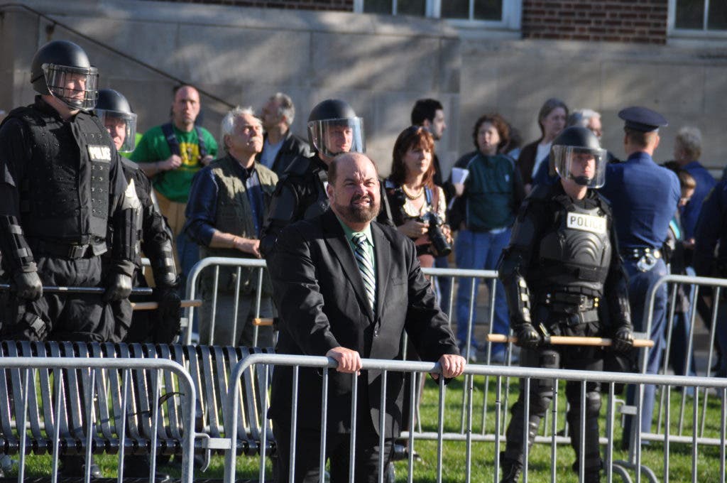 Riot Police Respond as Counter-Protesters Storm Terry Jones ...