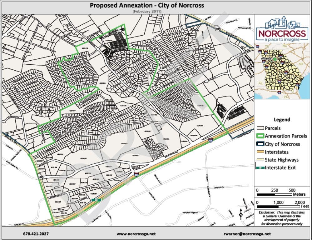 City of Norcross Annexation Bill Passes Senate | Peachtree Corners, GA ...