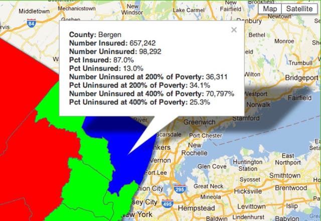 Interactive Map: Health Insurance Coverage by NJ County | Summit, NJ Patch