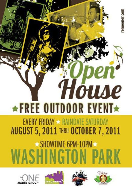 "OPEN HOUSE" Music Event at Washington Park | Newark, NJ Patch