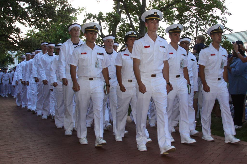 Photo Gallery: Incoming Plebe Class Administered Oath of Office ...