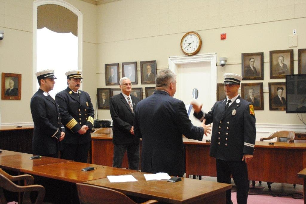 Two Melrose Firefighters Receive Promotions | Melrose, MA Patch