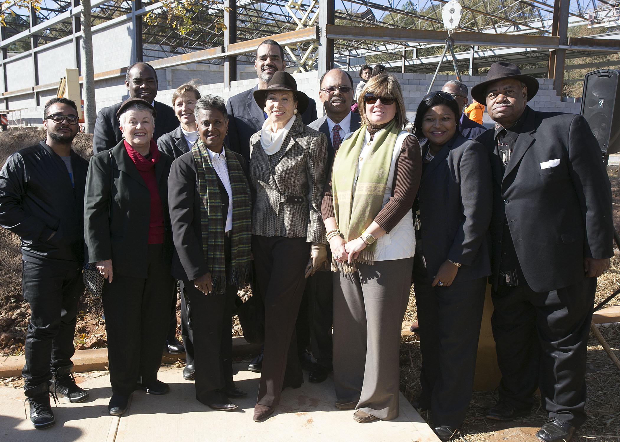Topping Out Ceremony held at Maynard Holbrook Jackson High School ...