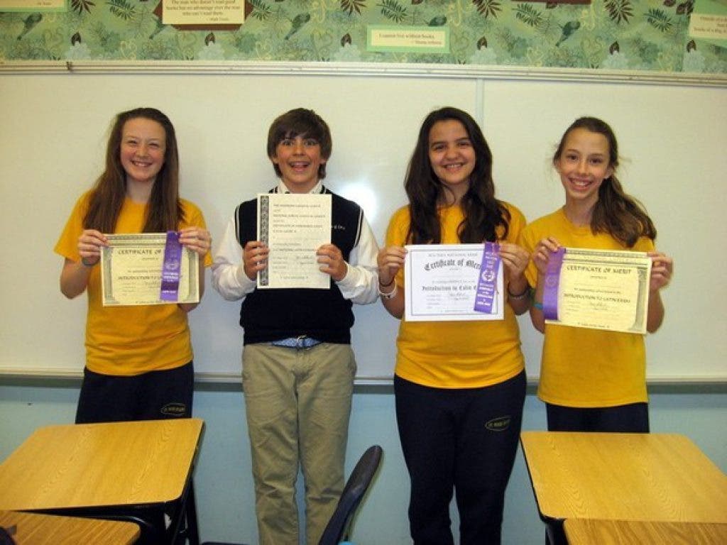 Caleigh Wozniak and Alex Aiello of Maplewood excel in Latin | Maplewood ...