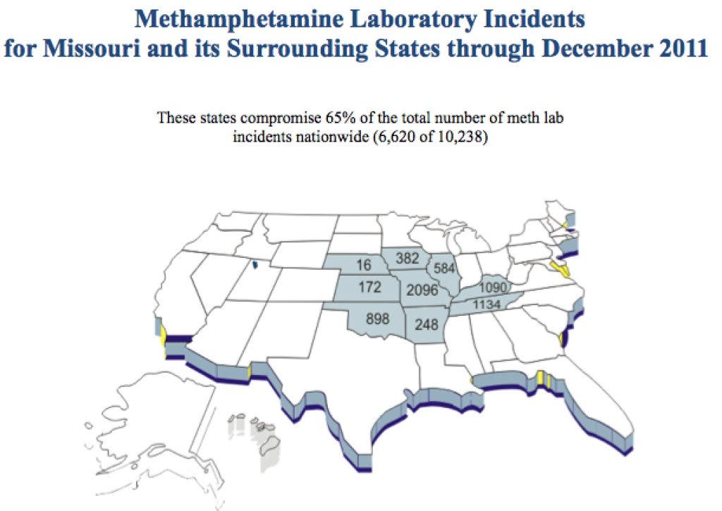 Jefferson County Led MO in 2011 Methamphetamine Lab Seizures | Arnold ...