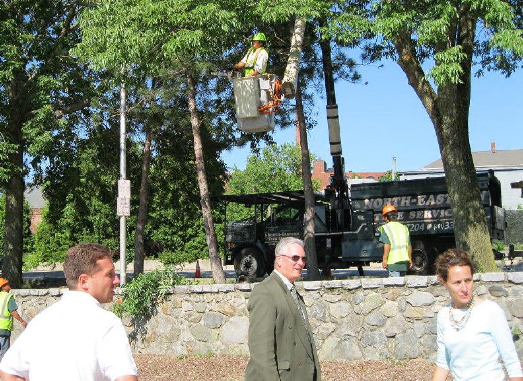 Facelift Begins For Social Park | Woonsocket, RI Patch