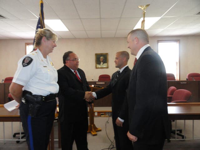 Two New Police Officers Sworn In At Town Hall | Berkeley, NJ Patch