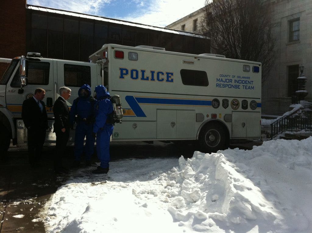 SWAT Team Demonstrates Hazmat Suits At DelCo Meeting | Media, PA Patch