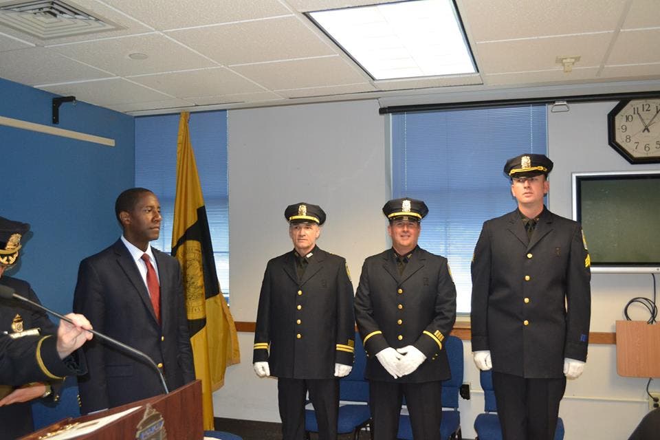 Newton PD Celebrates Four Promotions | Newton, MA Patch