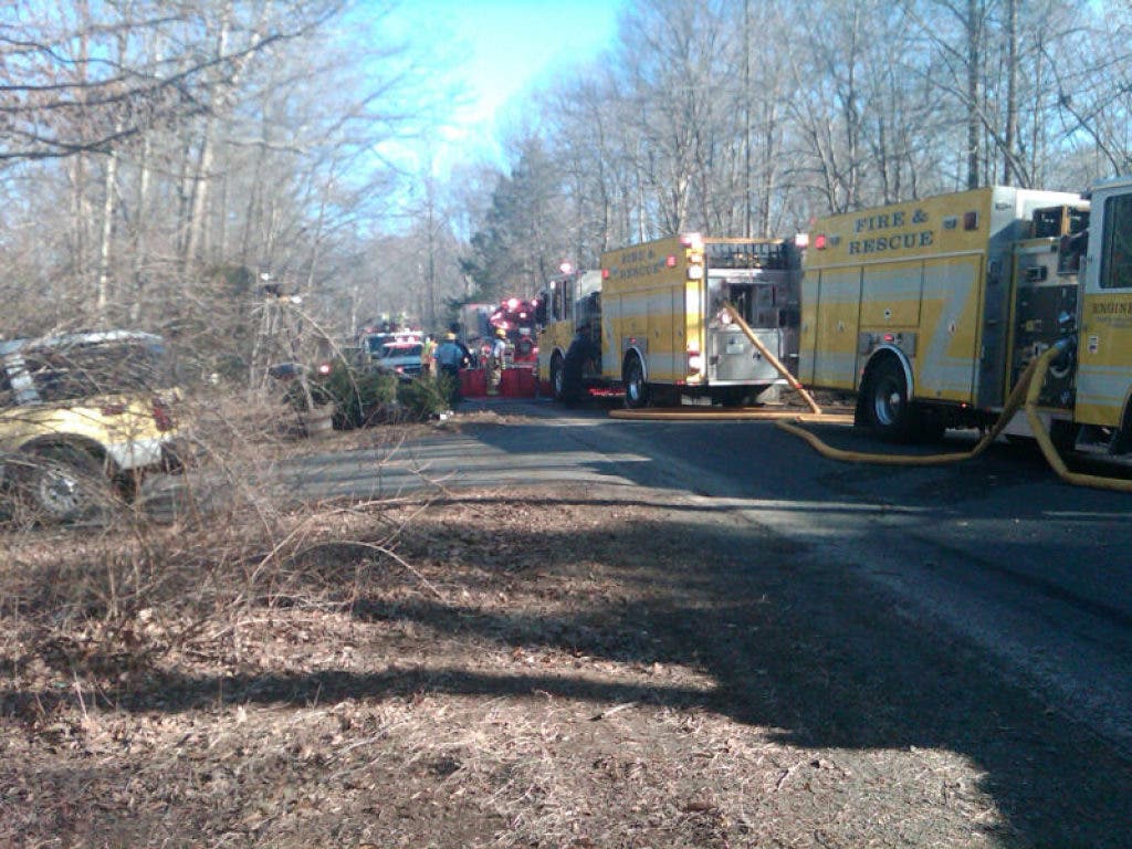 Large Fire Destroys Home; No Injuries Reported | Manassas, VA Patch