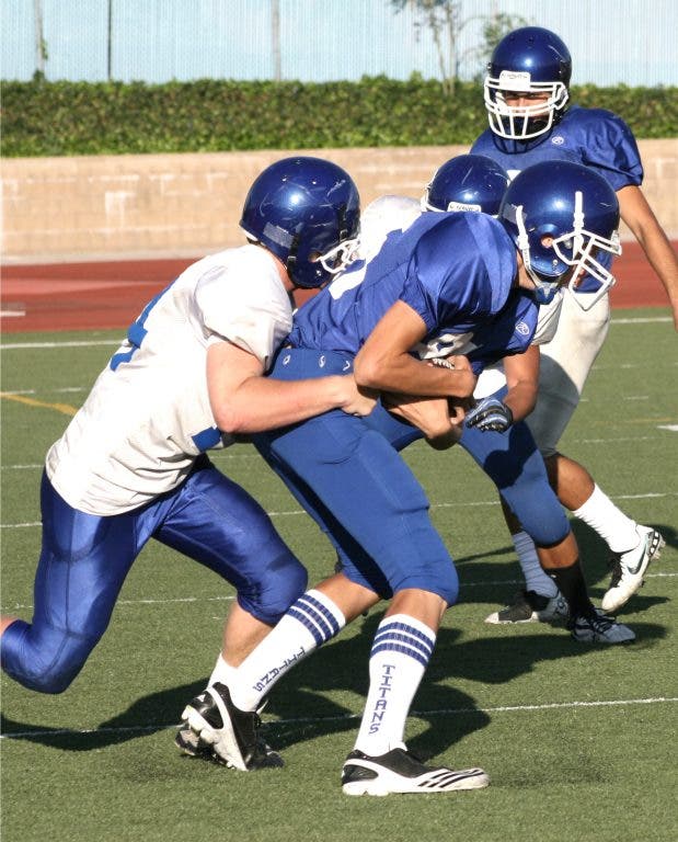 New SMHS Varsity Football Team Scrimmages (PHOTOS) | San Marino, CA Patch