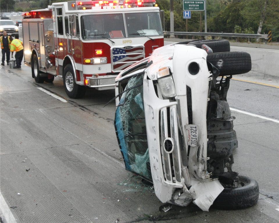 110 Freeway Accident, Commuter Nightmare in Rain | Eagle Rock, CA Patch
