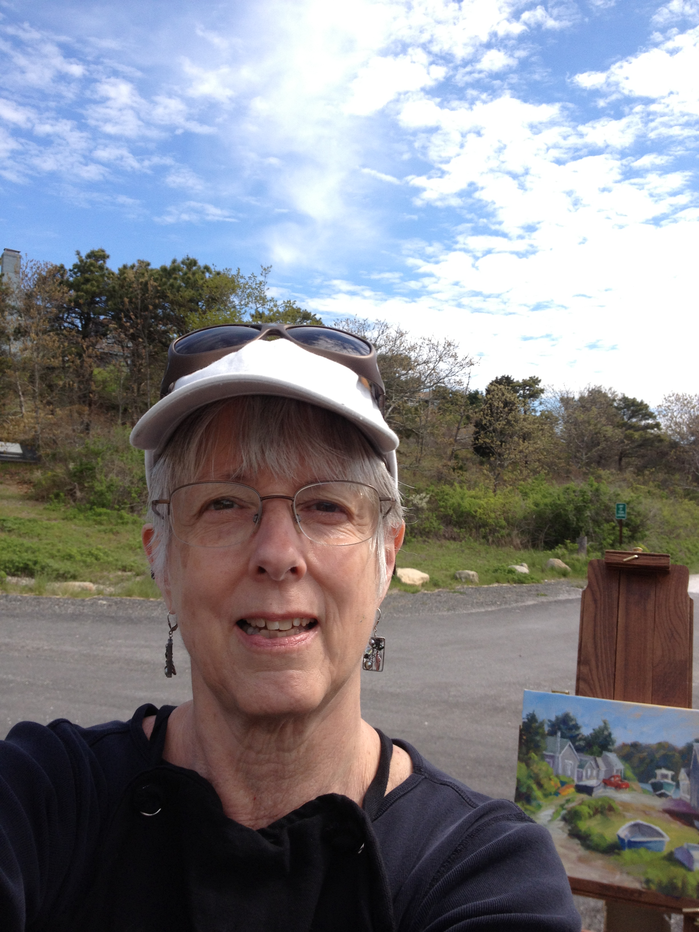 Artist Barbara Hageman Demonstrating @ Birdsey On The Cape Gallery ...