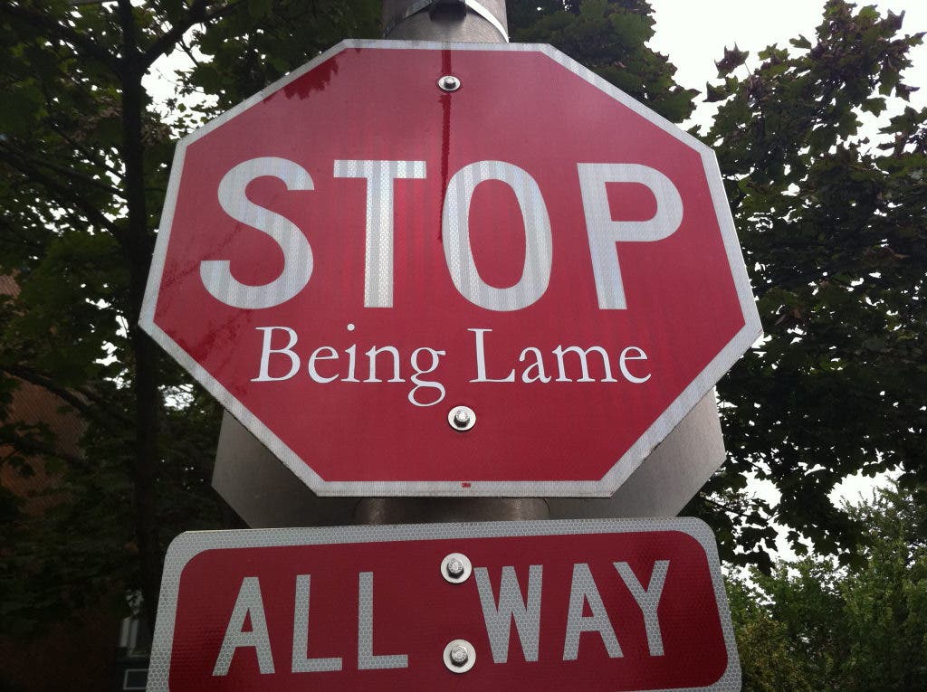 Abell Stop Sign Gives Life Advice | North Baltimore, MD Patch