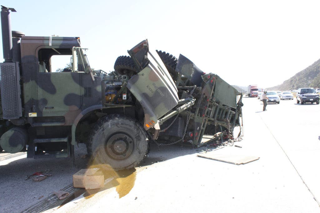 Military Convoy Crashes On I-15 | Lake Elsinore, CA Patch